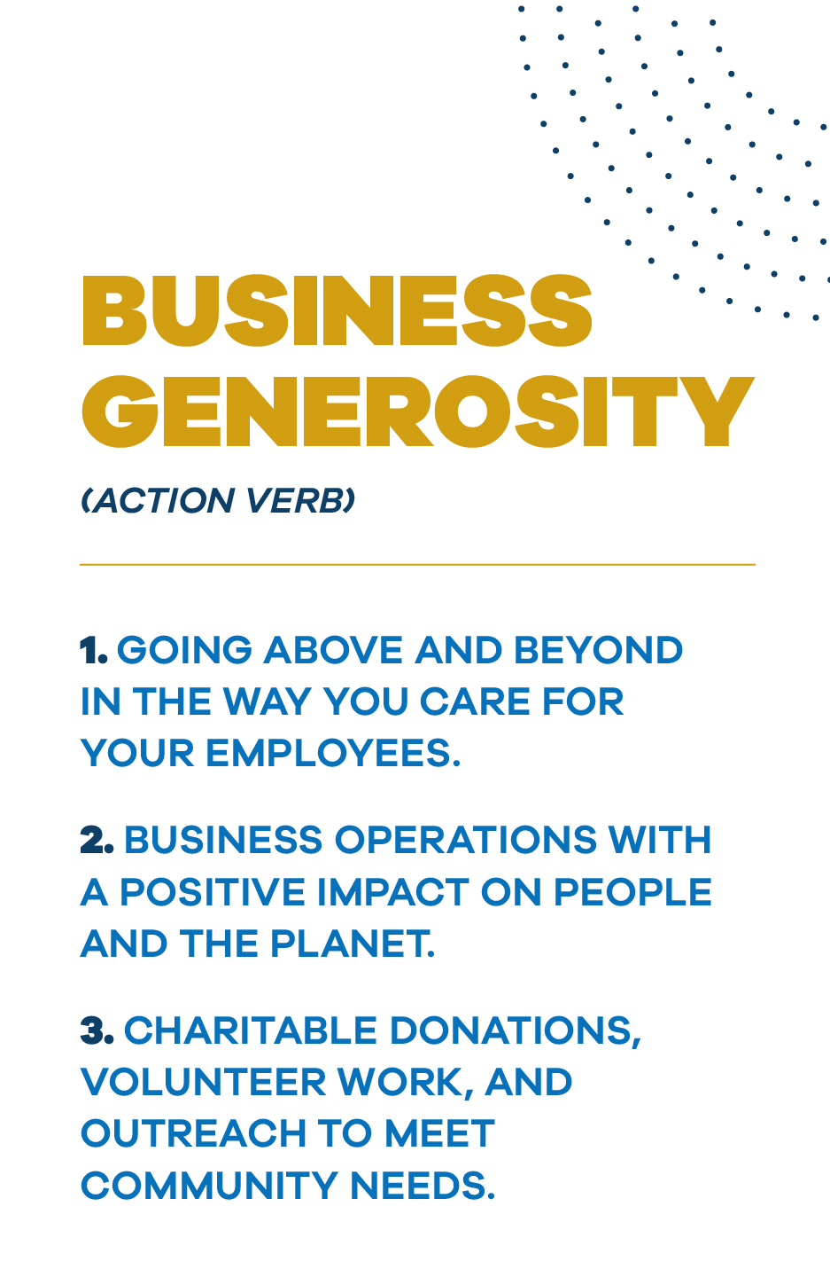 Analyzing the Impact of a New Definition of Generosity | goBeyondProfit